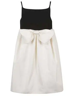 Celine Wool Mini Dress With Bow Detail