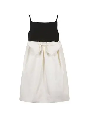 Celine Wool Mini Dress With Bow Detail
