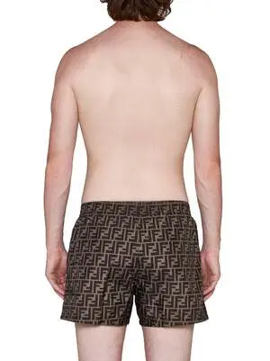 Fendi Ff Pattern Swim Boxers - Multicolor