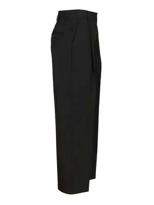 TOTEME Pleated Wool Blend Trousers
