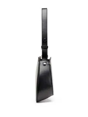 DIESEL® Black Calf Leather Shoulder Bag - Multicolor