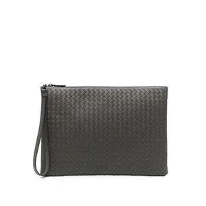 Bottega Veneta Intrecciato Document Case - Brown