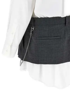 Alexander Wang Pre-styled" Shirt Dress With Chain Detail