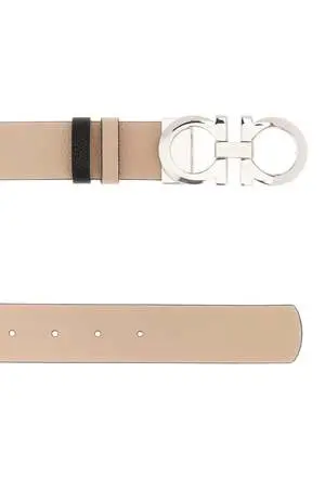 FERRAGAMO Gancini Reversible Leather Belt