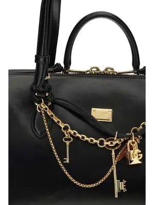 Dolce & Gabbana Vittoria Medium Handbag - Black