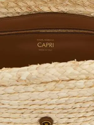 Dolce & Gabbana Capri' Woven Shoulder Bag