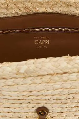 Dolce & Gabbana Capri' Woven Shoulder Bag
