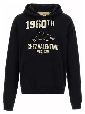 Valentino Garavani Printed Hoodie - Black