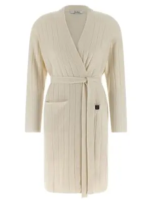 Max Mara Giusto Ribbed Cashmere Belted Cardigan
