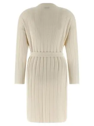 Max Mara Giusto Ribbed Cashmere Belted Cardigan
