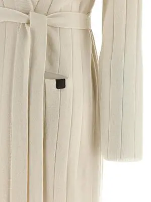 Max Mara Giusto Ribbed Cashmere Belted Cardigan