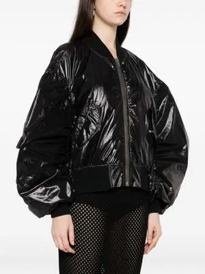 Rick Owens Secchia" Bomber Jacket - Black