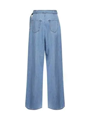 Dries Van Noten Belted Wide-leg Jeans