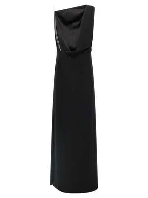 Max Mara Pentola" Heavy Cady Dress - Black