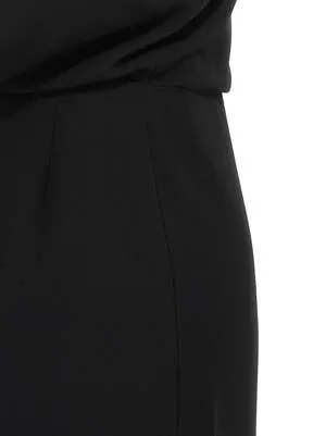 Max Mara Pentola" Heavy Cady Dress - Black