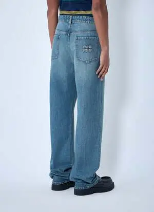 Miu Miu Wide-leg Denim Jeans