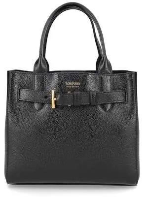 TOM FORD Audrey Small Leather Bag - Black