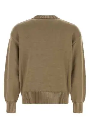 AMI Paris Cappuccino Wool Blend Sweater