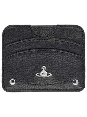 VIVIENNE WESTWOOD Card Holder Half Moon - Black