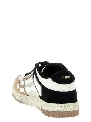 Amiri Distressed Skel Low Top Sneakers