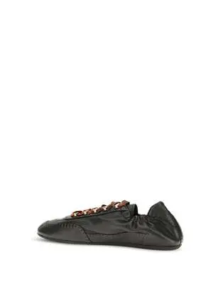 Prada Drill Lace Up Sneakers - Black