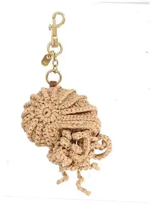 ANYA HINDMARCH Hermit Crab Keychain Charm - Cream