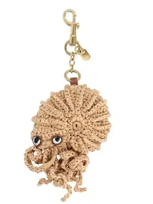 ANYA HINDMARCH Anya Hindmarch Women Hermit Crab Keychain Charm Cream