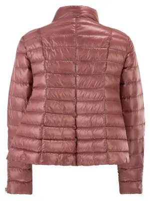 Herno Ultra-light Satin Down Jacket With Flared Back - Multicolor