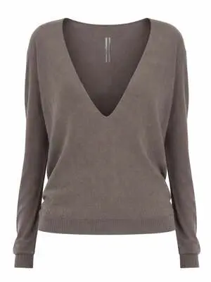 Rick Owens Extreme V Neck Jersey - Black