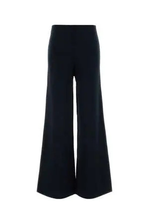 Max Mara Strillo Wide-leg Knit Pant - Blue