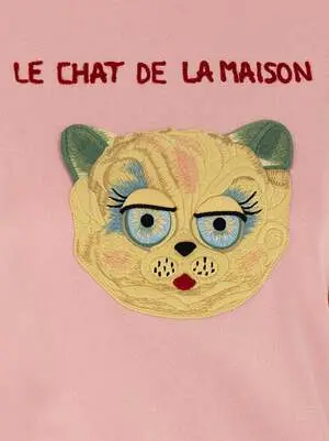 Valentino Garavani Embroidered Cat Sweatshirt