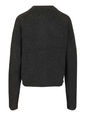 TOTEME Hammered Button Cardigan - Gray