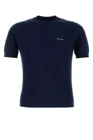 Prada Navy Cotton Sweater