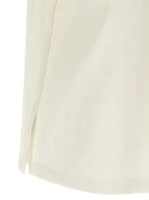 Givenchy Logo Embroidery Shirt - Cream