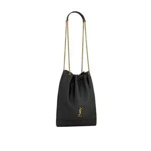 Saint Laurent Jamie Drawstring Shoulder Bag - Black