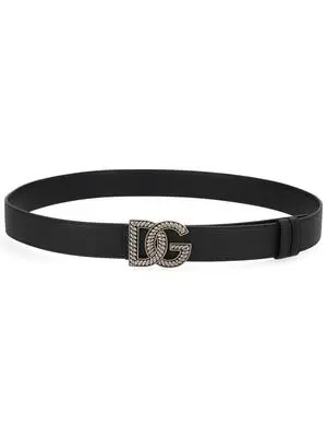 Dolce & Gabbana Leather Belt - Black