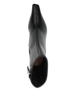 Amina Muaddi Jamie Leather Boots - Multicolor