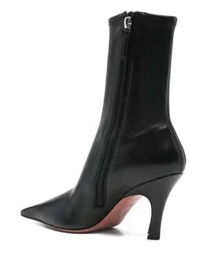Amina Muaddi Jamie Leather Boots - Multicolor