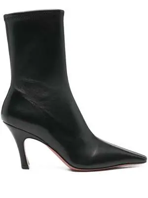 Amina Muaddi Jamie Leather Boots - Multicolor