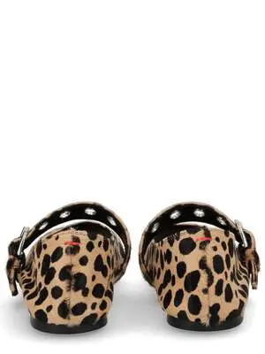 AeydĒ Uma" Mary Jane Flats With Eyelets - Multicolor