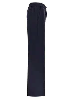 Herno Flowy Wide-leg Trousers With Drawstring