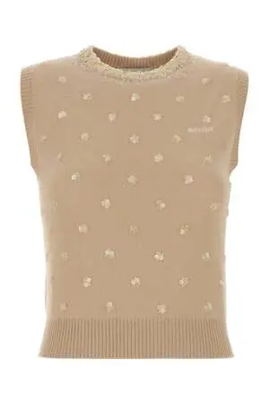 Miu Miu Cashmere Vest - Brown