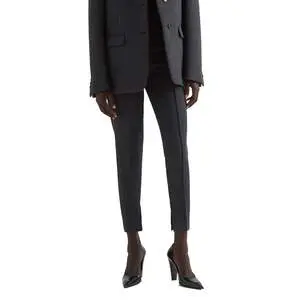 Prada Virgin Wool High-waist Pants - Gray