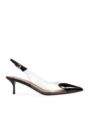 Alaïa Le Coeur Slingback Kitten Heel - Black