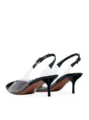 Alaïa Le Coeur Slingback Kitten Heel - Black