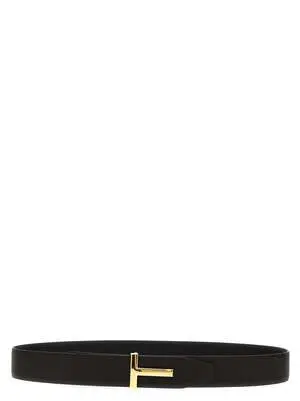 TOM FORD Reversible Logo Buckle Belt - Multicolor