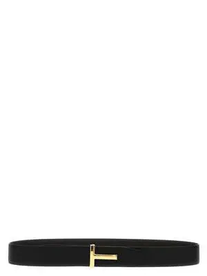 TOM FORD Reversible Logo Buckle Belt - Multicolor