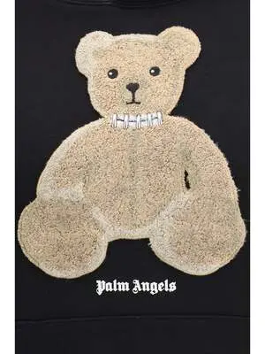 Palm Angels Bear Hoodie - Black