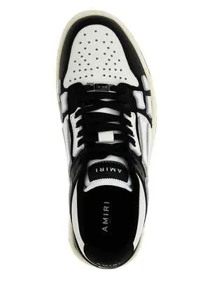 Amiri Skel Top Low Leather Sneakers - Multicolor