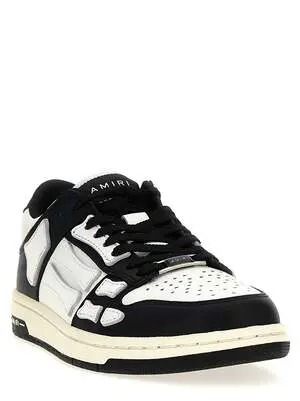 Amiri Skel Top Low Leather Sneakers - Multicolor